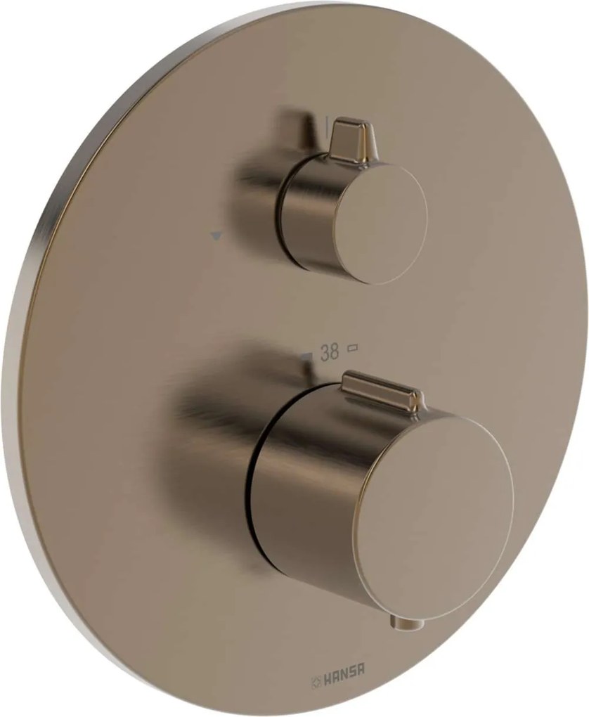 Hansa EasyTherm - Termostatická sprchová baterie pod omítku, broušený bronz 8861924581
