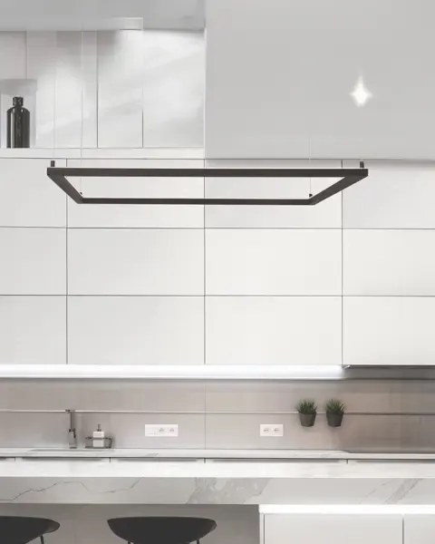 LED lustr Eterna 100 černé