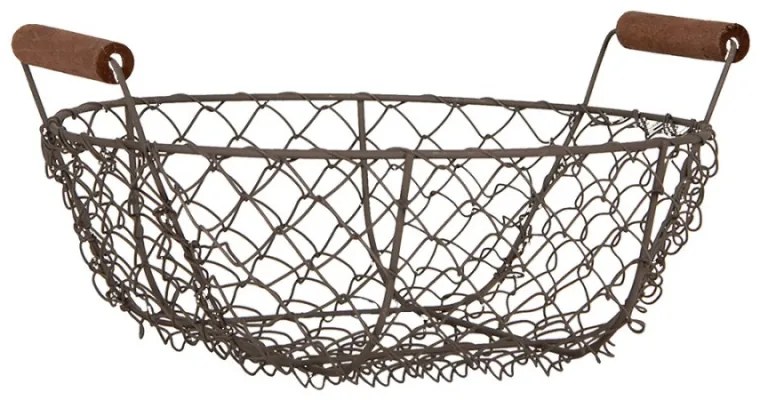 Sada 3 drátěných košíčků Filaire – 27 / 24 / 21 cm