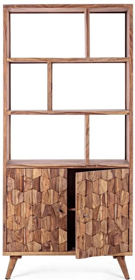BIZZOTTO úzká knihovna KANT se 2 šuplíky 192x90 cm 0746522