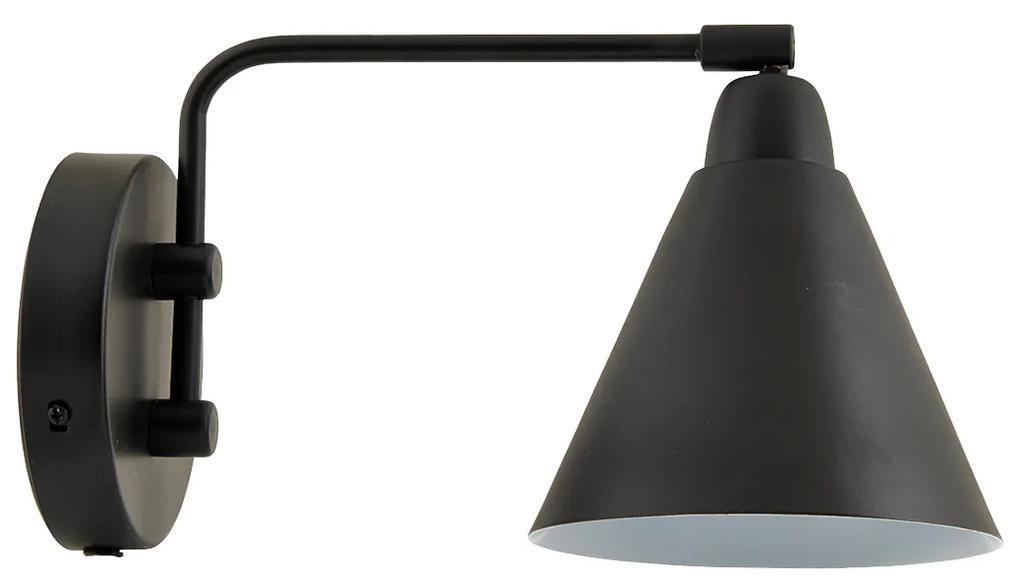 HOUSE DOCTOR Sada 2 ks − Černá nástěnná lampa Game 30 cm
