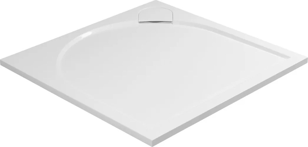 Gelco Gelco, LARCA sprchová vanička z litého mramoru, čtverec 80x80x3cm, PL008