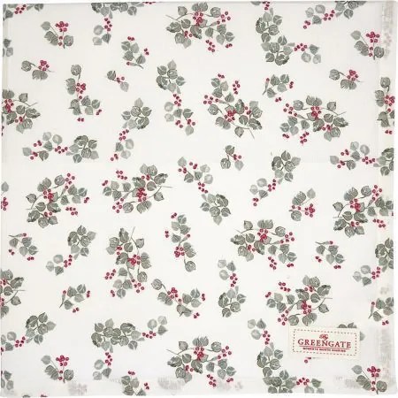 GreenGate Bavlněný ubrus Scarlett White 150x150