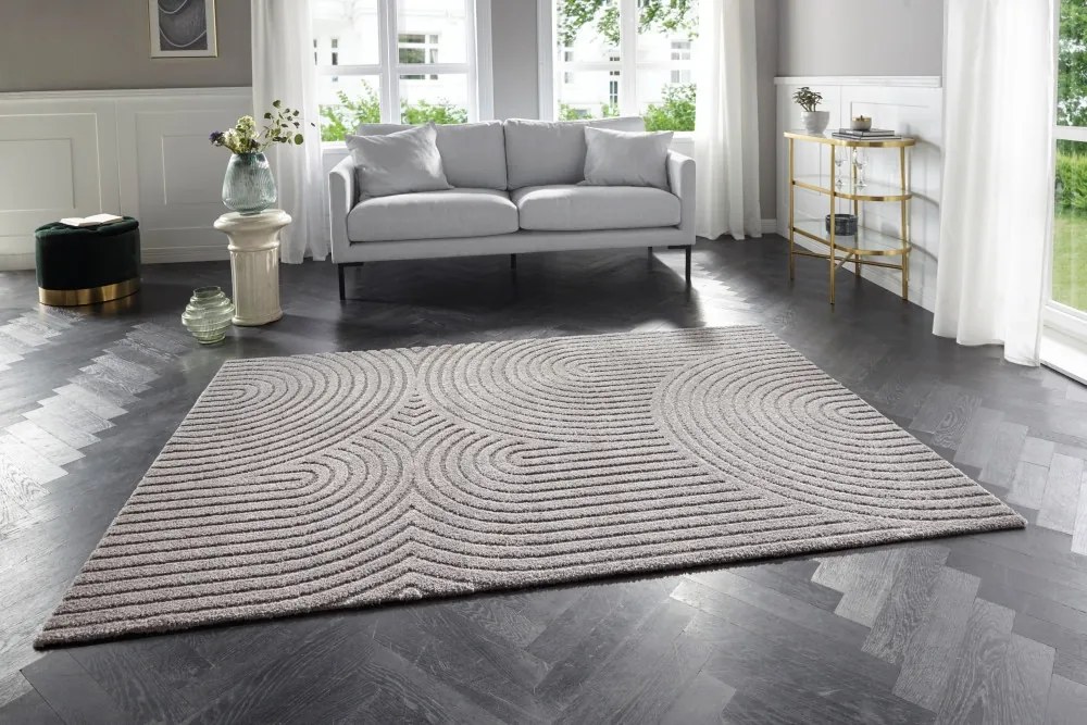 ELLE Decoration, Kusový koberec New York 105085 Grey, 160x230, šedá, obývací pokoj