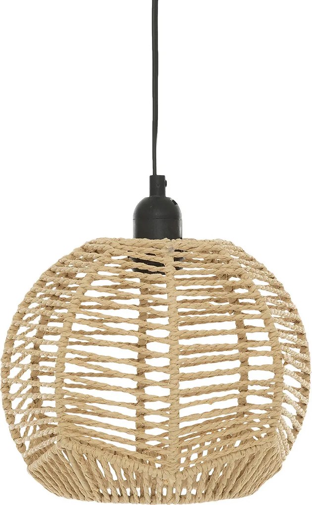 Visící lampa CAREN se stínítkem z pleteniny, Ø 24 cm