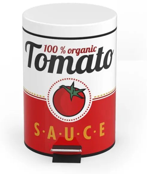Balvi Odpadkový koš Tomato Sauce alá Andy Warhol, 5 L