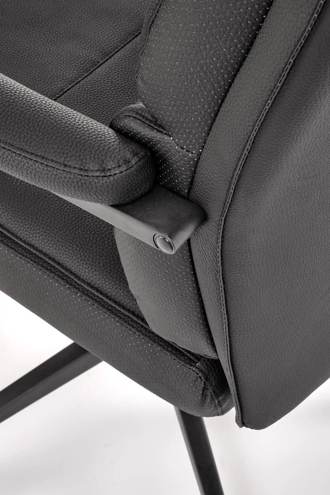 Otočné kancelářské křeslo Adriano 2 eko kůže černé