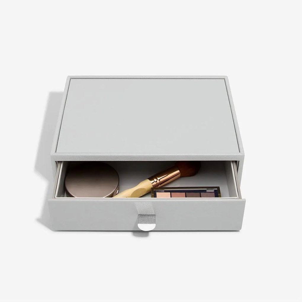 Stackers, Stolní organizér na kosmetiku Pebble Grey Makeup Organiser Drawer | šedá 74631