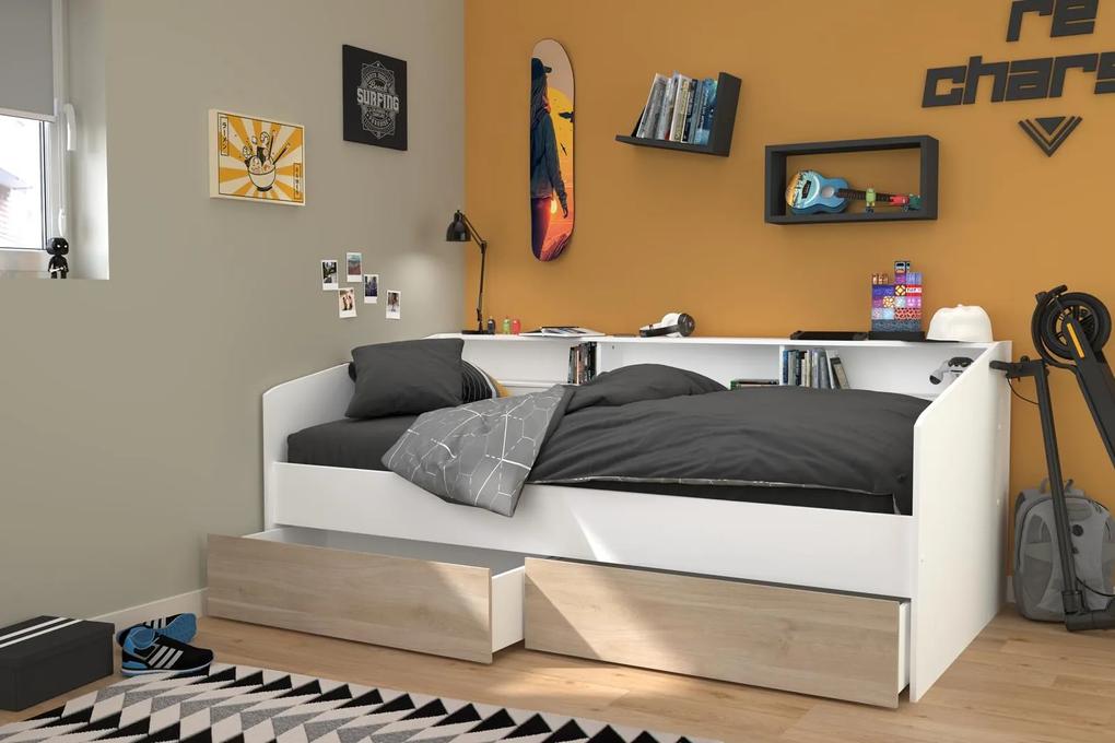 Aldo Dětská postel s šuplíky pro kluka Sleep white