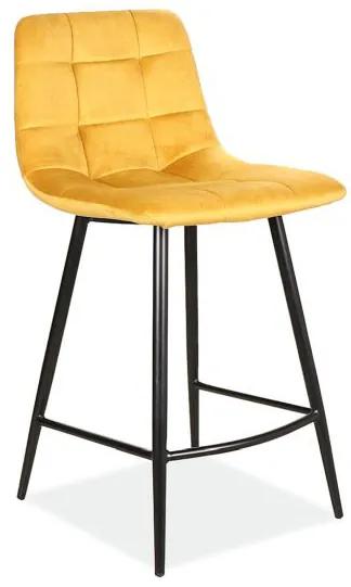 Barová židle Marlana (žlutá). 1050494