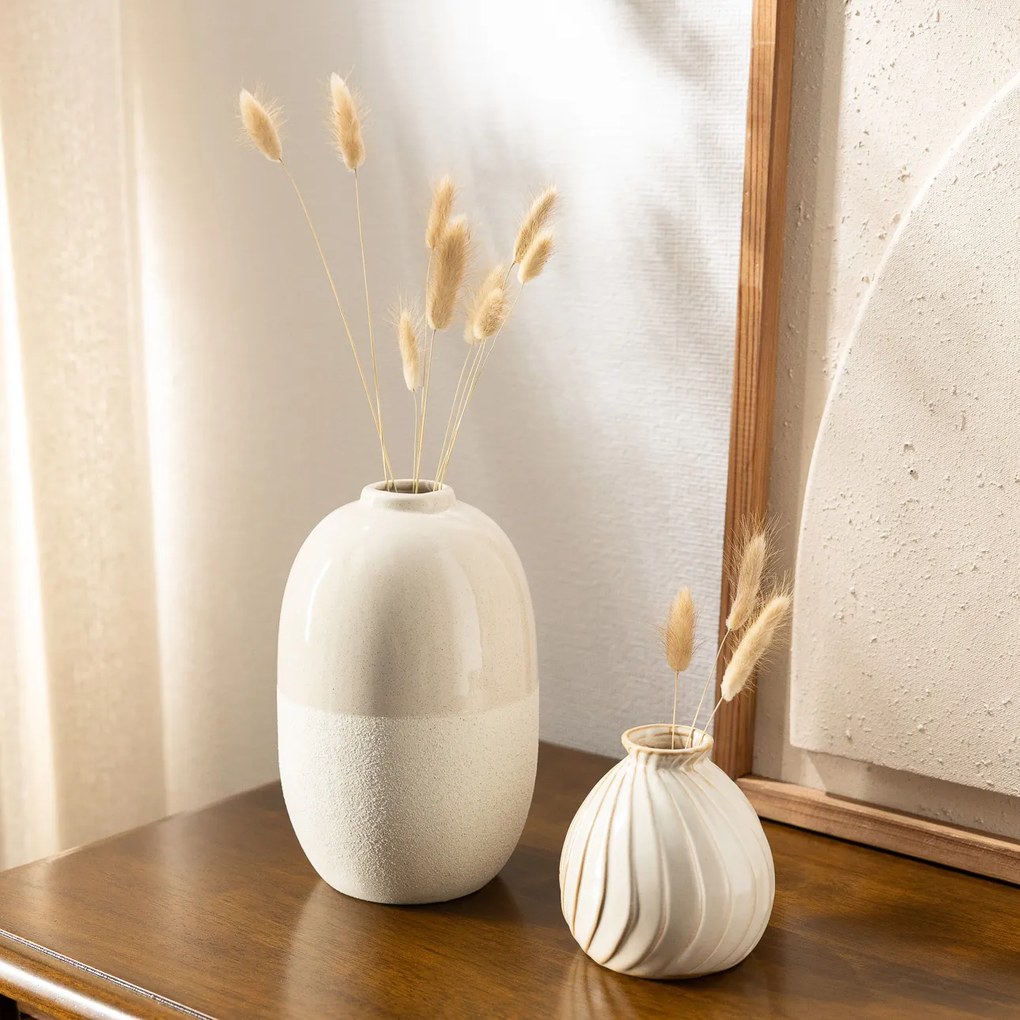 Vase Sand Ripple 10x10x11 cm