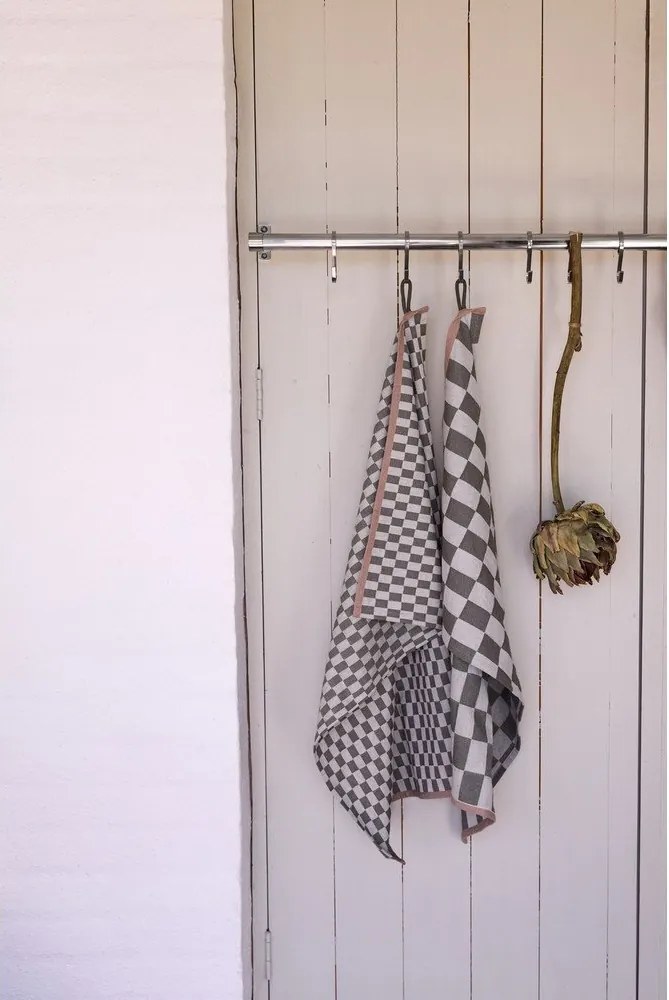 Nástěnný věšák nerezový v matně stříbrné barvě 70 cm Hang-It – Mette Ditmer Denmark