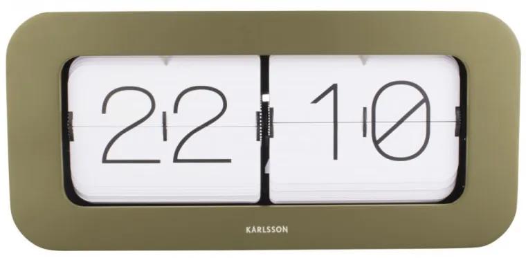 Designové nástěnné/stolní překlápěcí hodiny 5790MG Karlsson 37cm