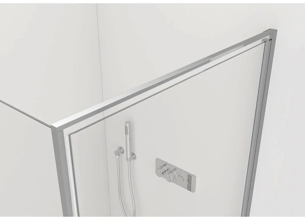 Cerano Porte, 1-křídlé sprchové dveře 100x195 cm, 8mm čiré sklo, chromový profil, CER-CER-413480