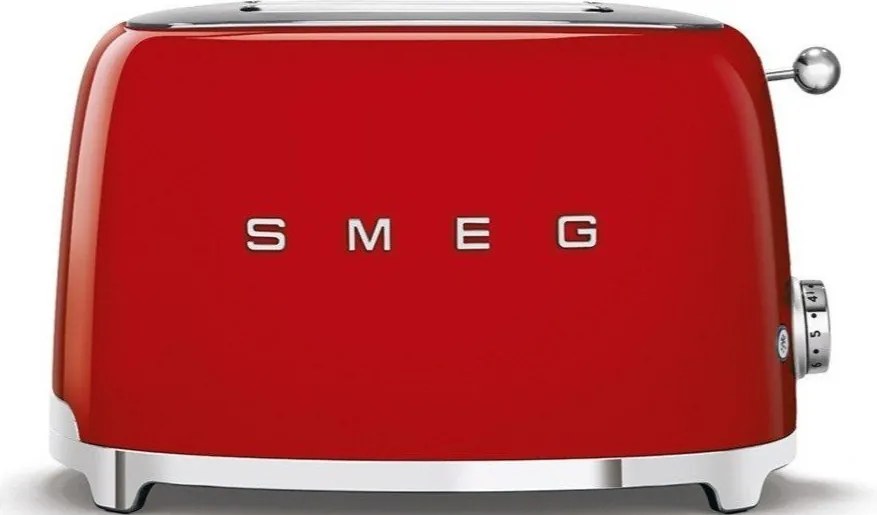 Červený topinkovač SMEG