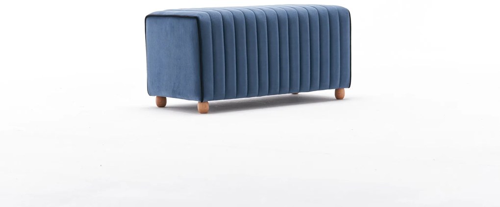 Atelier del Sofa Taburet Mabel Puf - Blue, Modrá