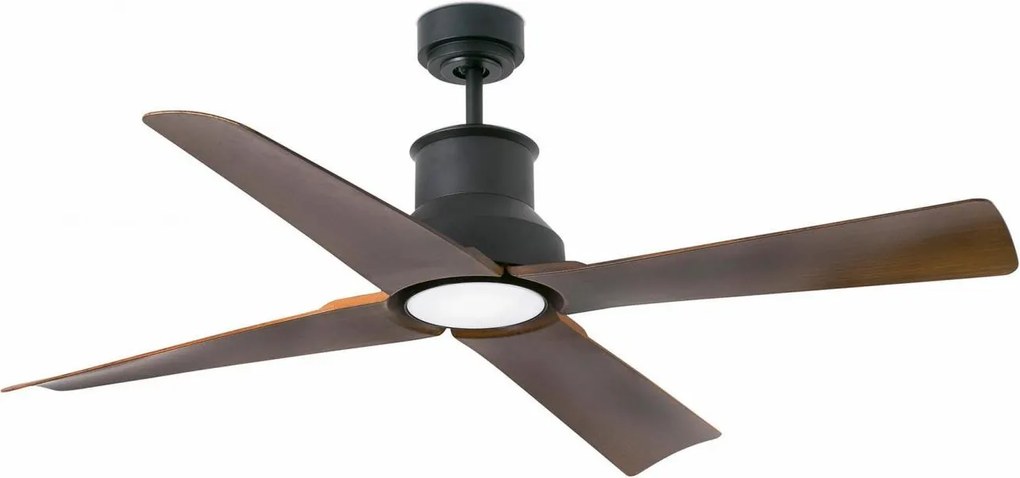 FARO 33481-7 WINCHE M LED, hnědá, stropní ventilátor s DC motorem - FARO