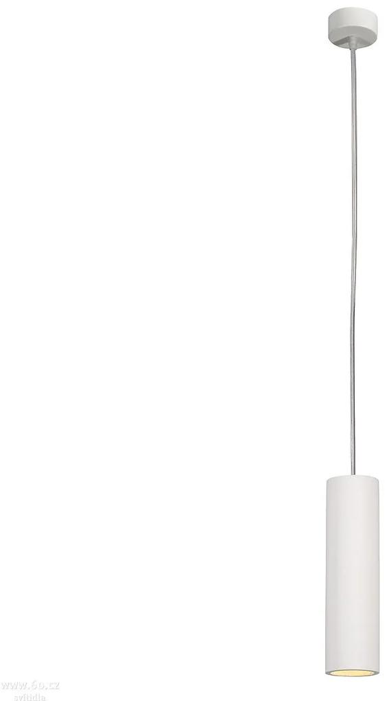 SLV Big White 148042 Plastra, sádrové svítidlo pro zavěšení, 1x7W GX53, prům. 7cm