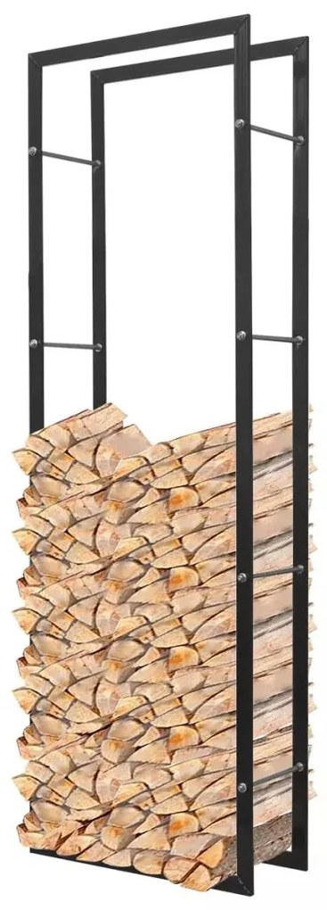 242445 vidaXL Stojan na palivové dříví obdélníkový 150 cm