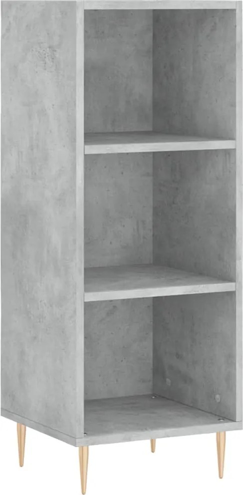 Skříň highboard betonově šedá 34,5x34x180 cm kompozitní dřevo 3198973