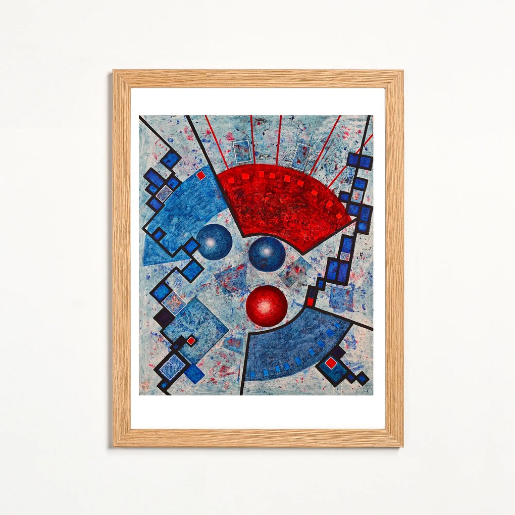 Jiří 231 | Vivienne Punk Rám: Černý, Velikost: 60 x 40 cm