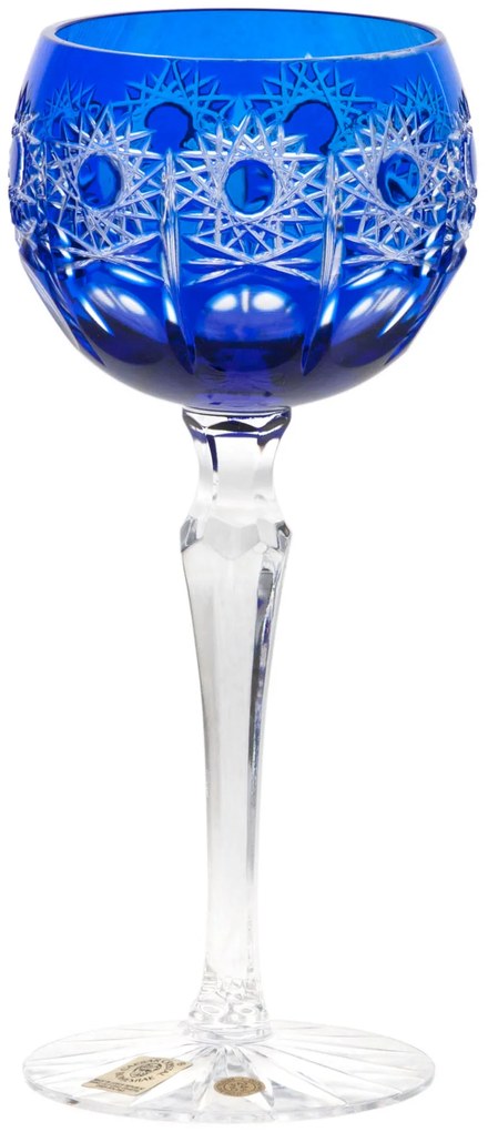 Sklenice na víno Petra, barva modrá, objem 190 ml
