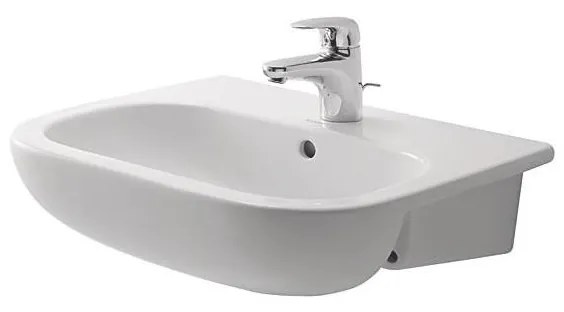 Duravit 339550000 - Zápustné umyvadlo D-CODE 55x44 cm keramika/lesklá bílá