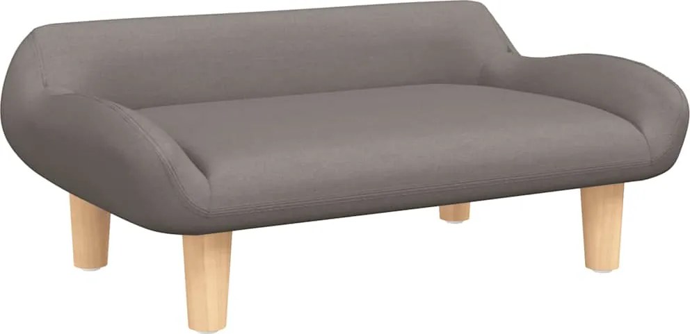 Dětská pohovka taupe 70 x 40 x 24 cm textil 3196347