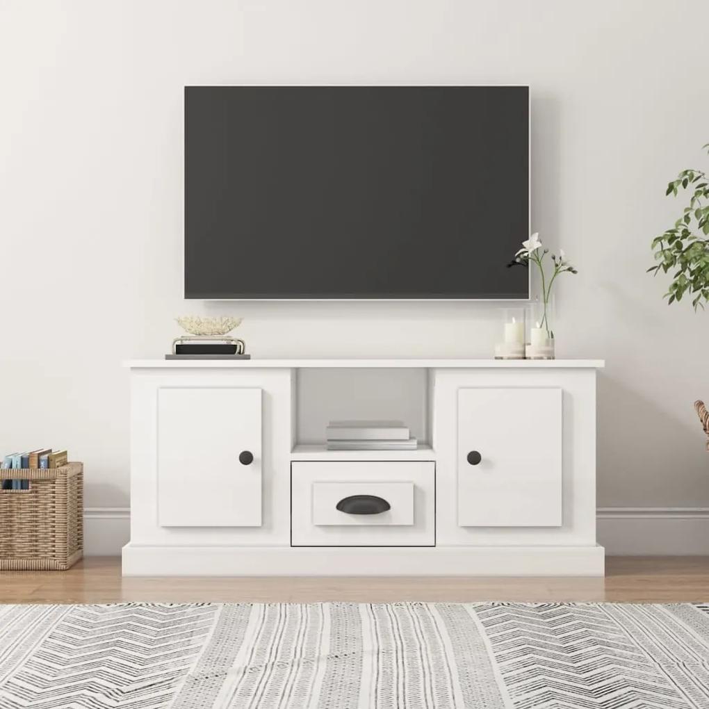 vidaXL TV skříňka 100 x 35,5 x 45 cm kompozitní dřevo [816463] Barva: kouřový dub