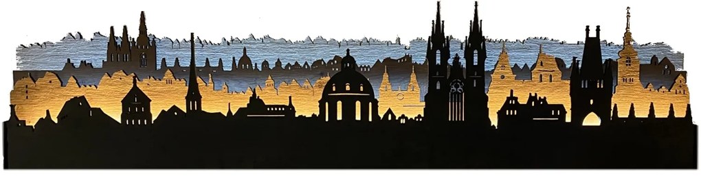 Li-Go "Praha" světelný obraz 230V 125x35cm