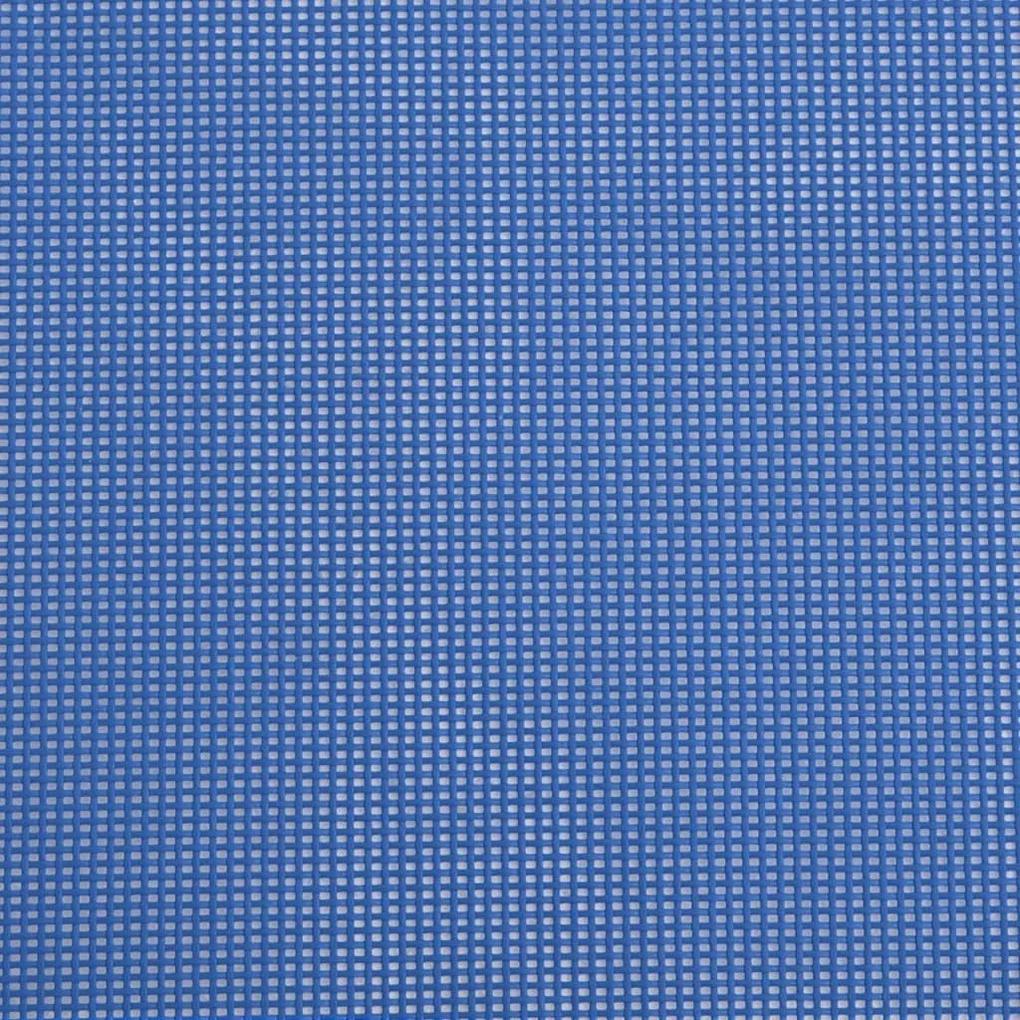 vidaXL Skládací lehátka 2 ks textilen a ocel [360180] Barva: Modrá