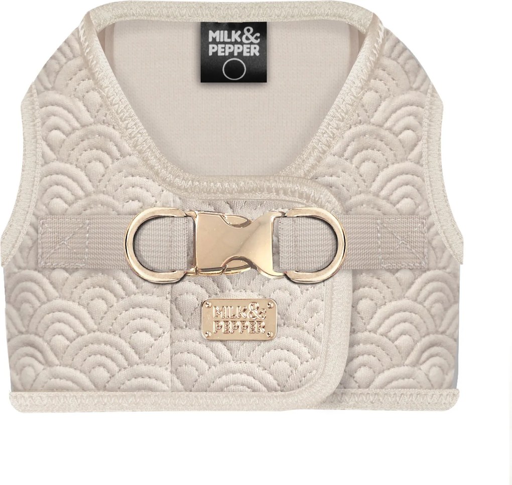 MILK&PEPPER Postroj pro psy Fuji Taupe Velikost: 32