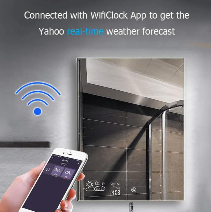 Byecold Chytré zrcadlo Smart 250W, 60 x 80 cm Provedení infrapanelu: Včetně vestavěného Wifi termostatu