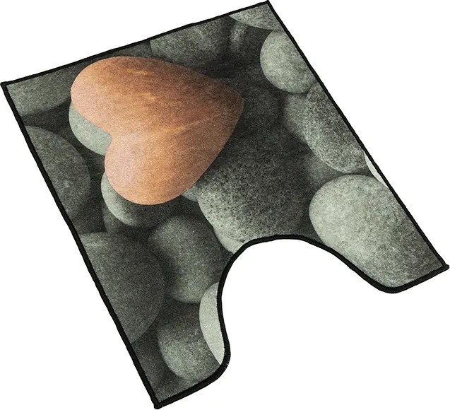 Bellatex 3D tisk 50x60cm Šedá 50x60 cm