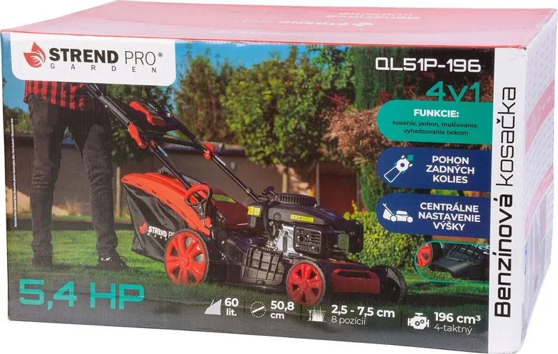 Benzinová sekačka s pojezdem Strend Pro, 4,0 kW | QL51P-196