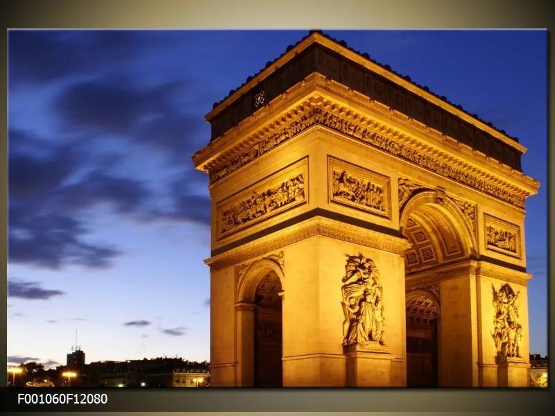 Obraz na plátně Vítězný oblouk Paříž, Obdélník 120x80cm 2198 Kč