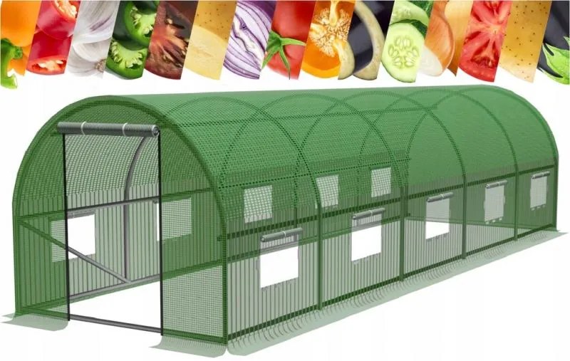 Fóliovník s 5 segmenty STRETCH 800x300 cm zelený