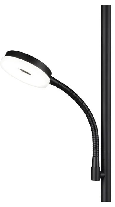 Černá LED stojací lampa (výška 178 cm) Specter – Reality