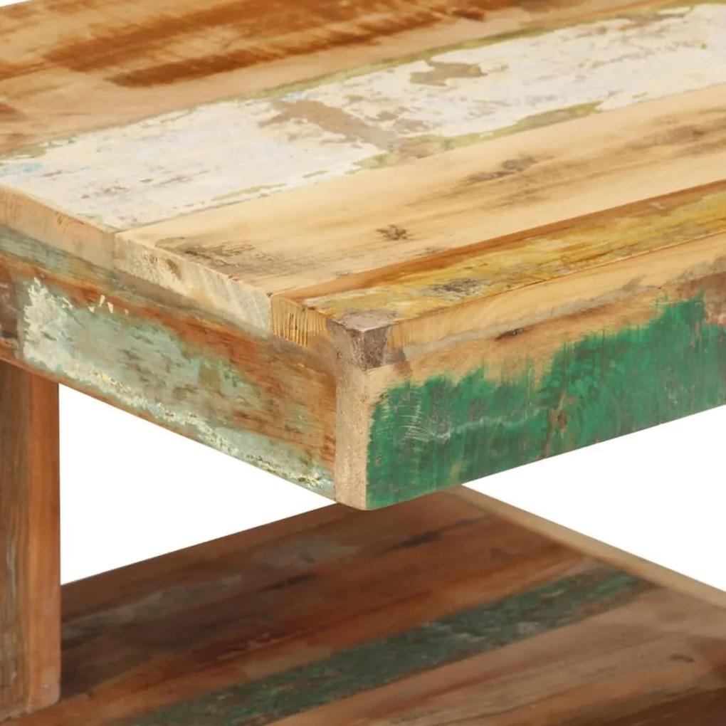 vidaXL Konferenční stolek 45 x 45 x 40 cm masivní recyklované dřevo [338008]