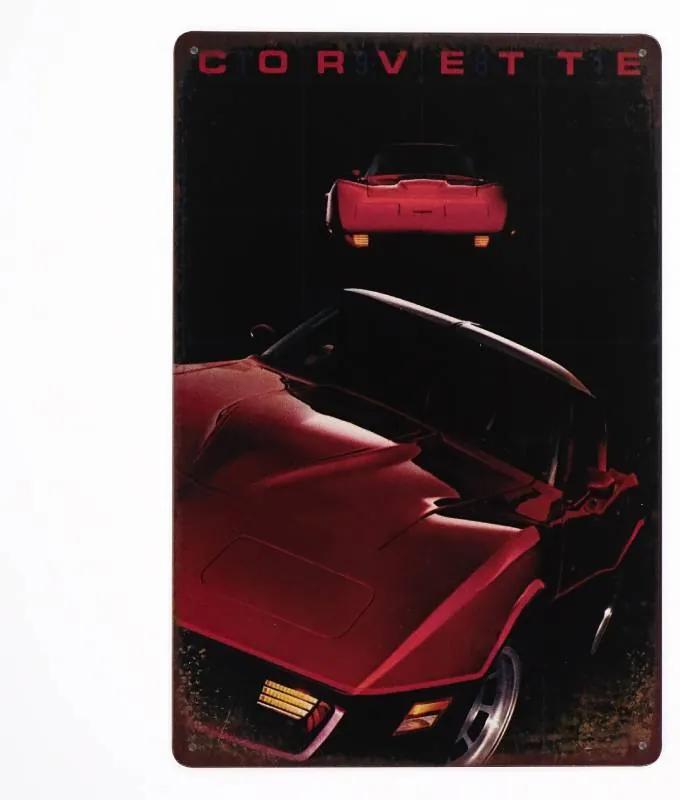 Kovová cedule Corvette