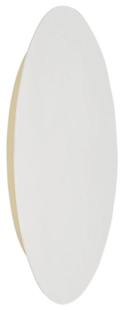 Nástěnné svítidlo Escale Blade LED, matná bílá, Ø 95 cm
