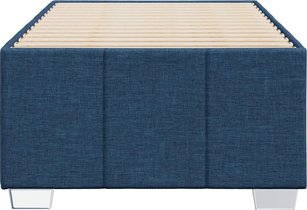 Rám postele bez matrací modrá 90x200 cm textil 3284810