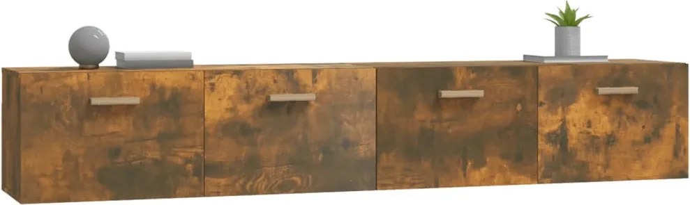 Nástěnné skříňky 2 ks kouřový dub 100 x 36,5 x 35 cm kompozit 3115665