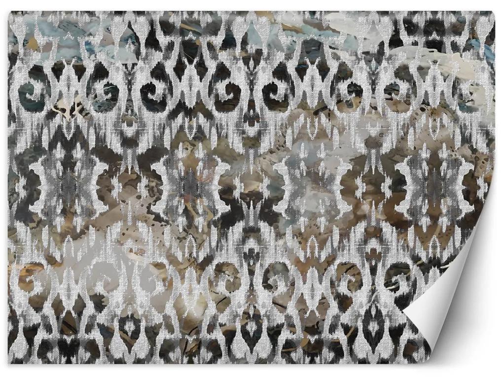 Gario Fototapeta Hnědá kompozice, textilní textura Materiál: Vliesová, Rozměry: 200 x 140 cm
