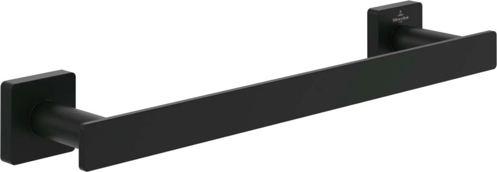 Villeroy & Boch Elements Striking - Držák ručníků, délka 35 cm, matná černá TVA152009000K5
