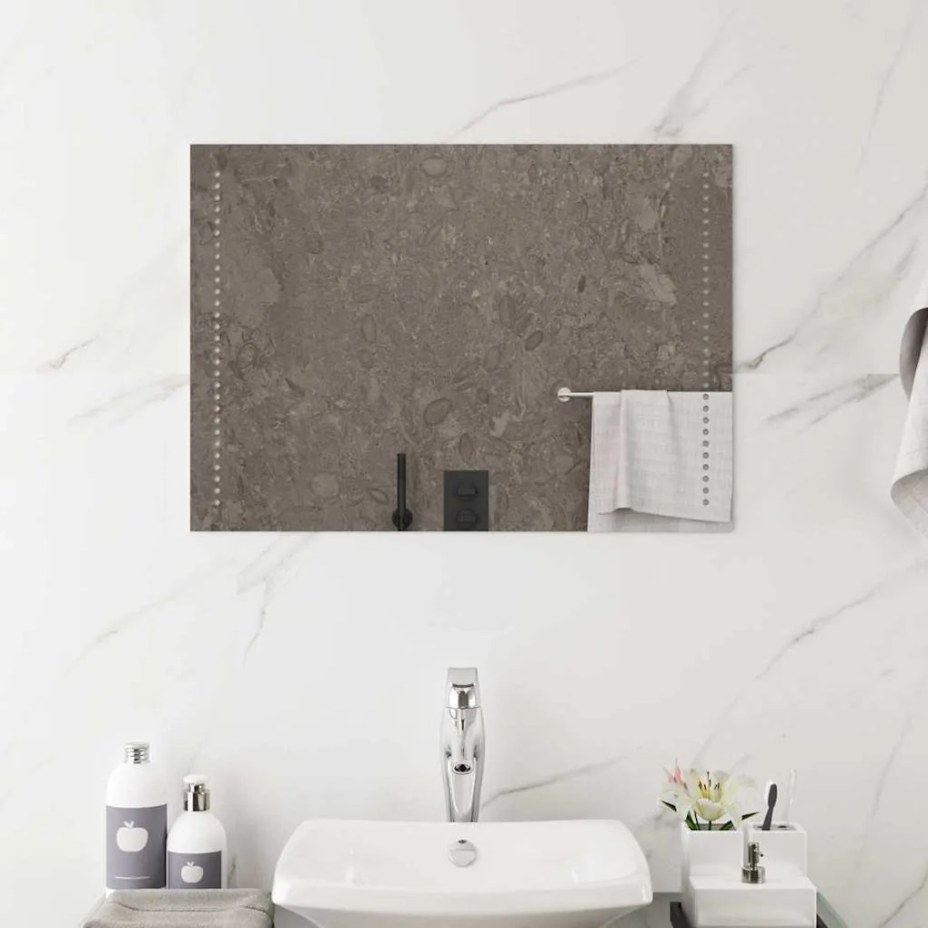 Koupelnové zrcadlo s LED osvětlením 70x50 cm 151727