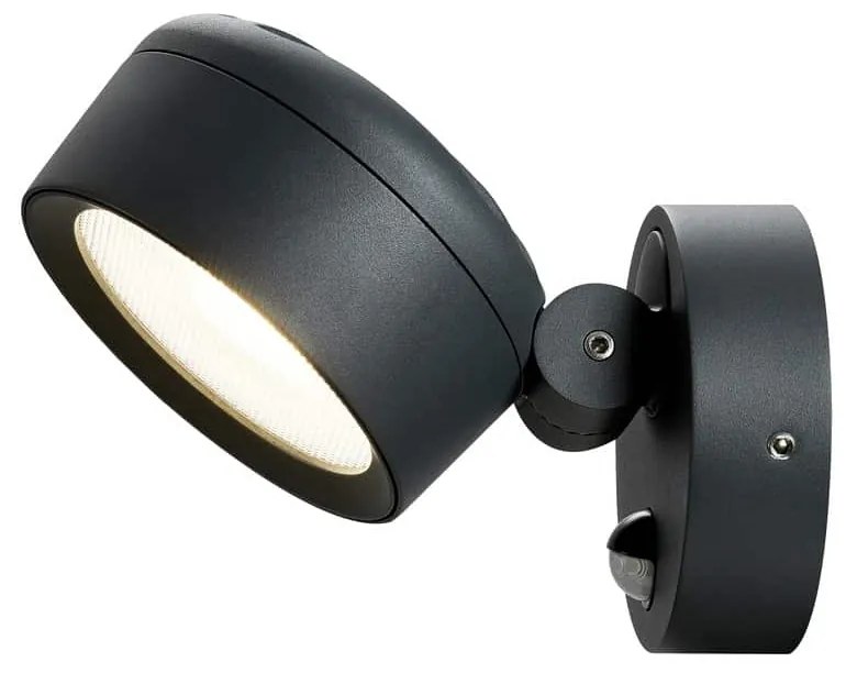 SLV 1002904 Eskina, venkovní nástěnné/stropní svítidlo se senzorem, LED 14,5W 3000/4000K, antracit, IP54, stmívatelné