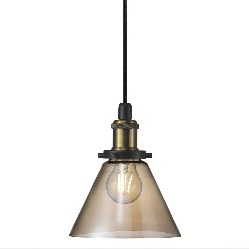 NOR 45823027 Závěsné svítidlo Disa 1x60W E27 jantar - NORDLUX