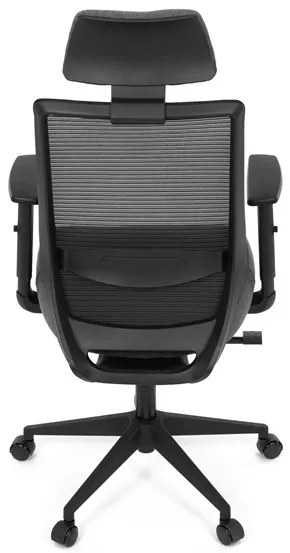 Ergonomická kancelářská židle AURELIE - černá síťovina Barva: šedá