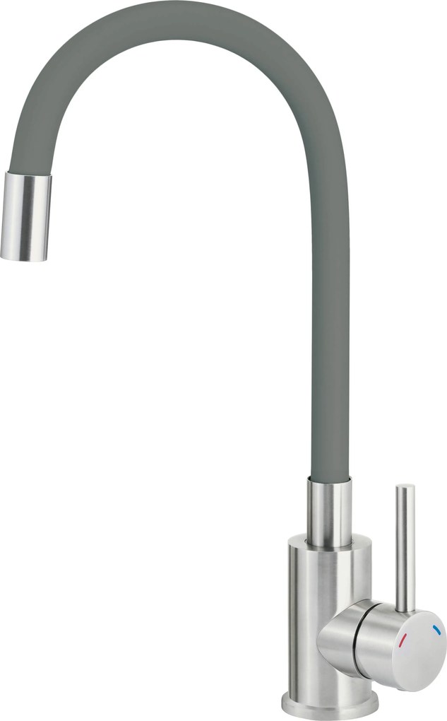 Deante Neo Luno, drezová batéria so silikónovým ramenom, titanium-oceľová, DEA-BOC_T720